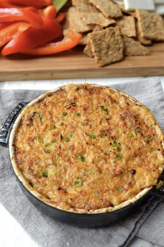 A Healthier Hot + Creamy Crab Dip - Women of Today