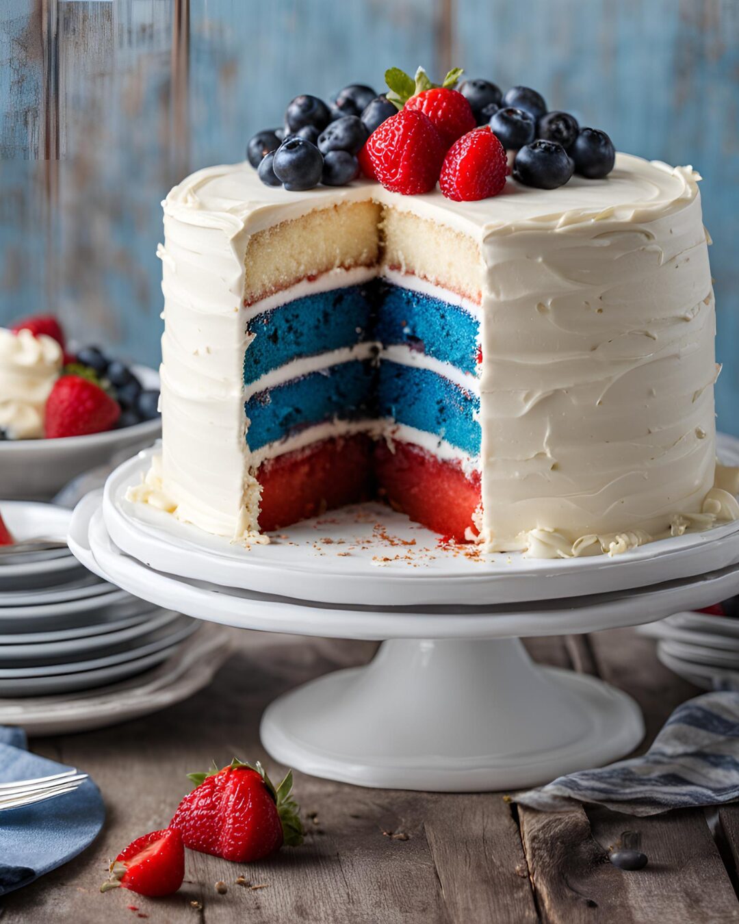 American Flag Cake - Women of Today