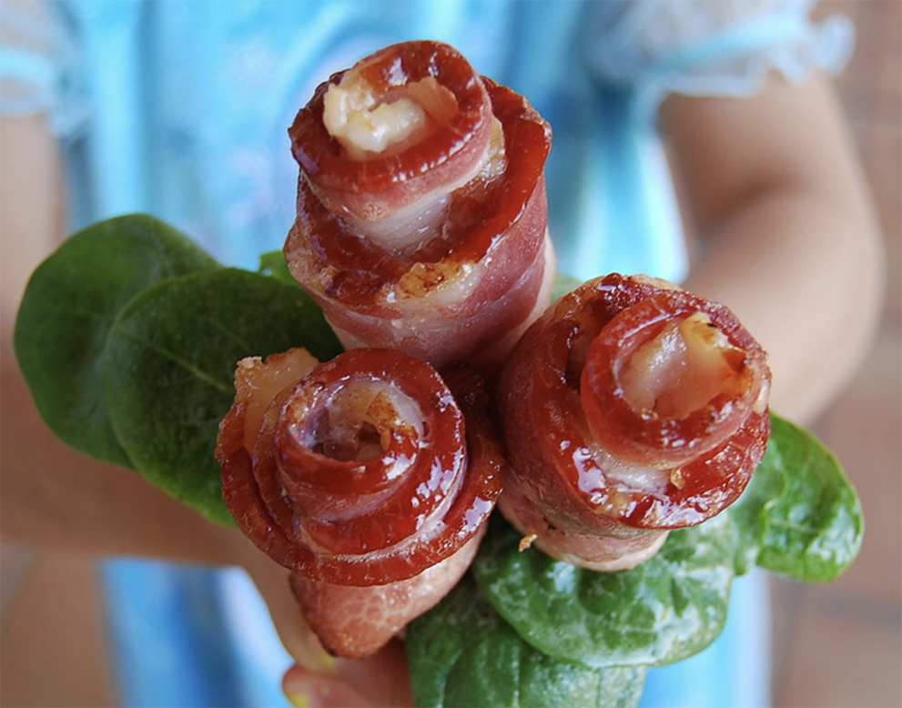 Camila's Baked Bacon Roses - Women of Today