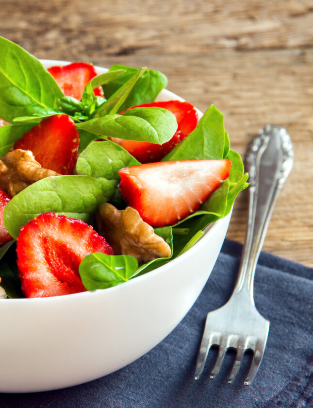 Strawberry, Mint and Hazelnut Salad - Women of Today