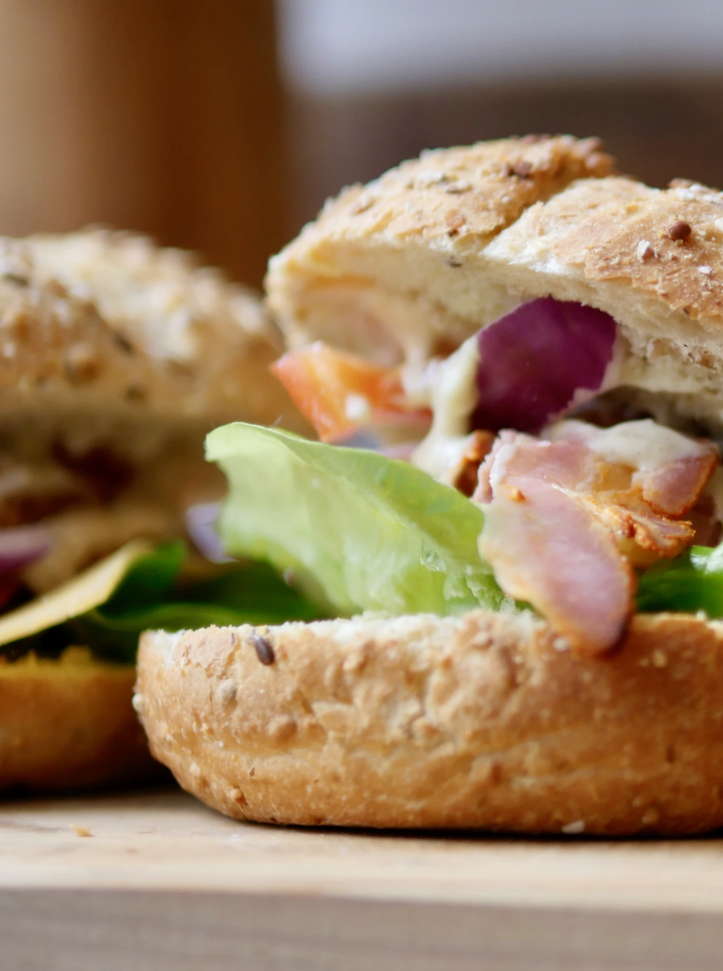 Chicken + Feta Burgers with Spinach and Bacon - Women of Today