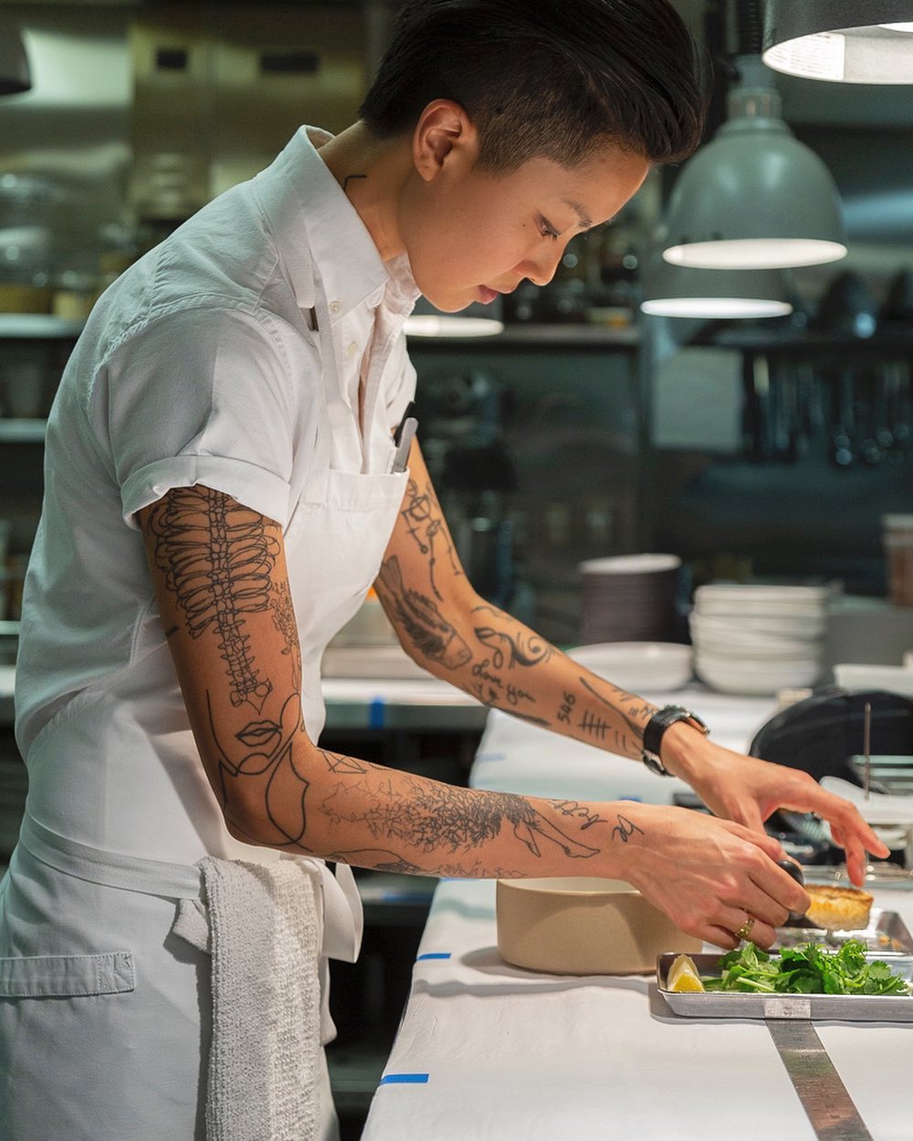 Chef Kristen Kish’s Roasted Beets and Charred Green Beans - Women of Today