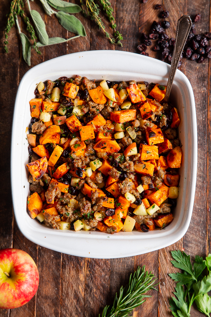 Sweet Potato Stuffing with Sausage - Women of Today