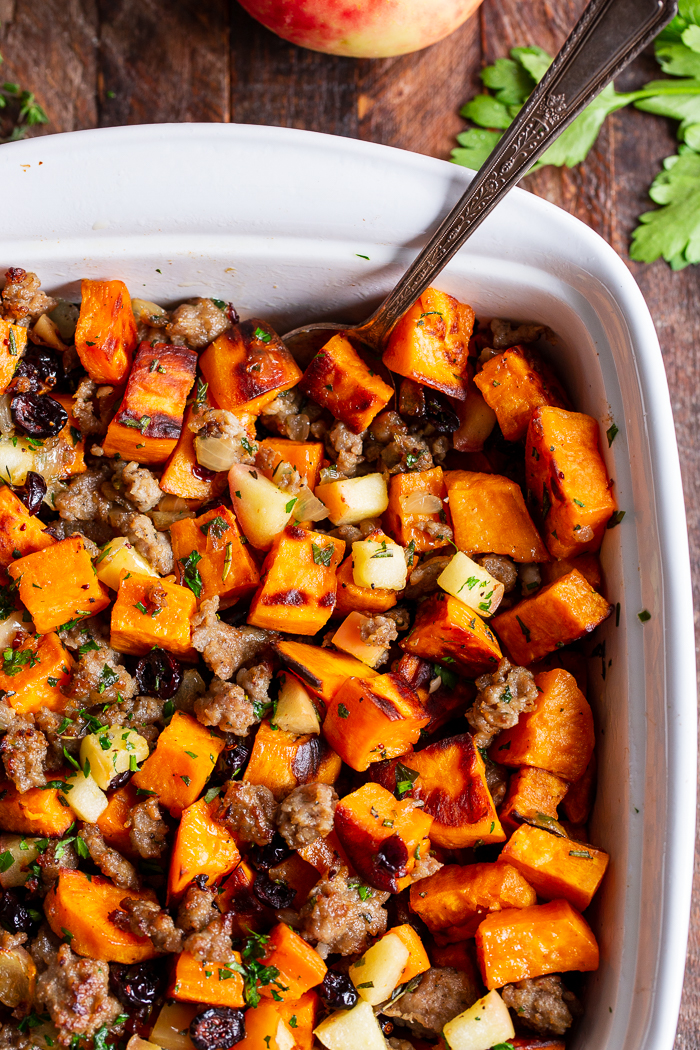 Sweet Potato Stuffing with Sausage - Women of Today