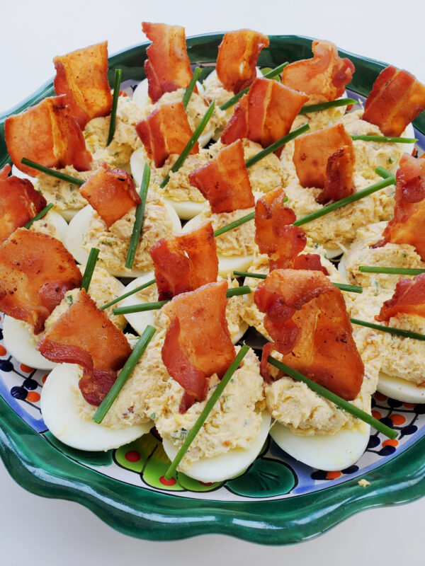 Crab Stuffed Deviled Eggs - Women of Today