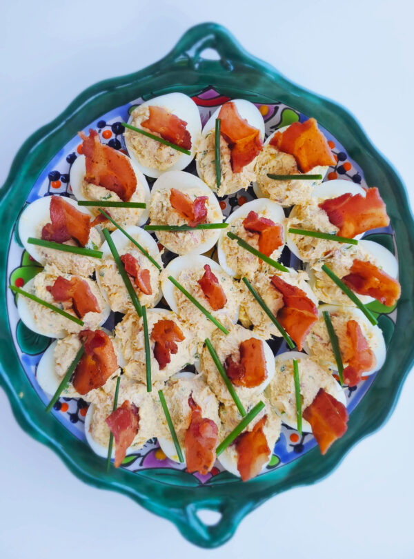 Crab Stuffed Deviled Eggs - Women of Today