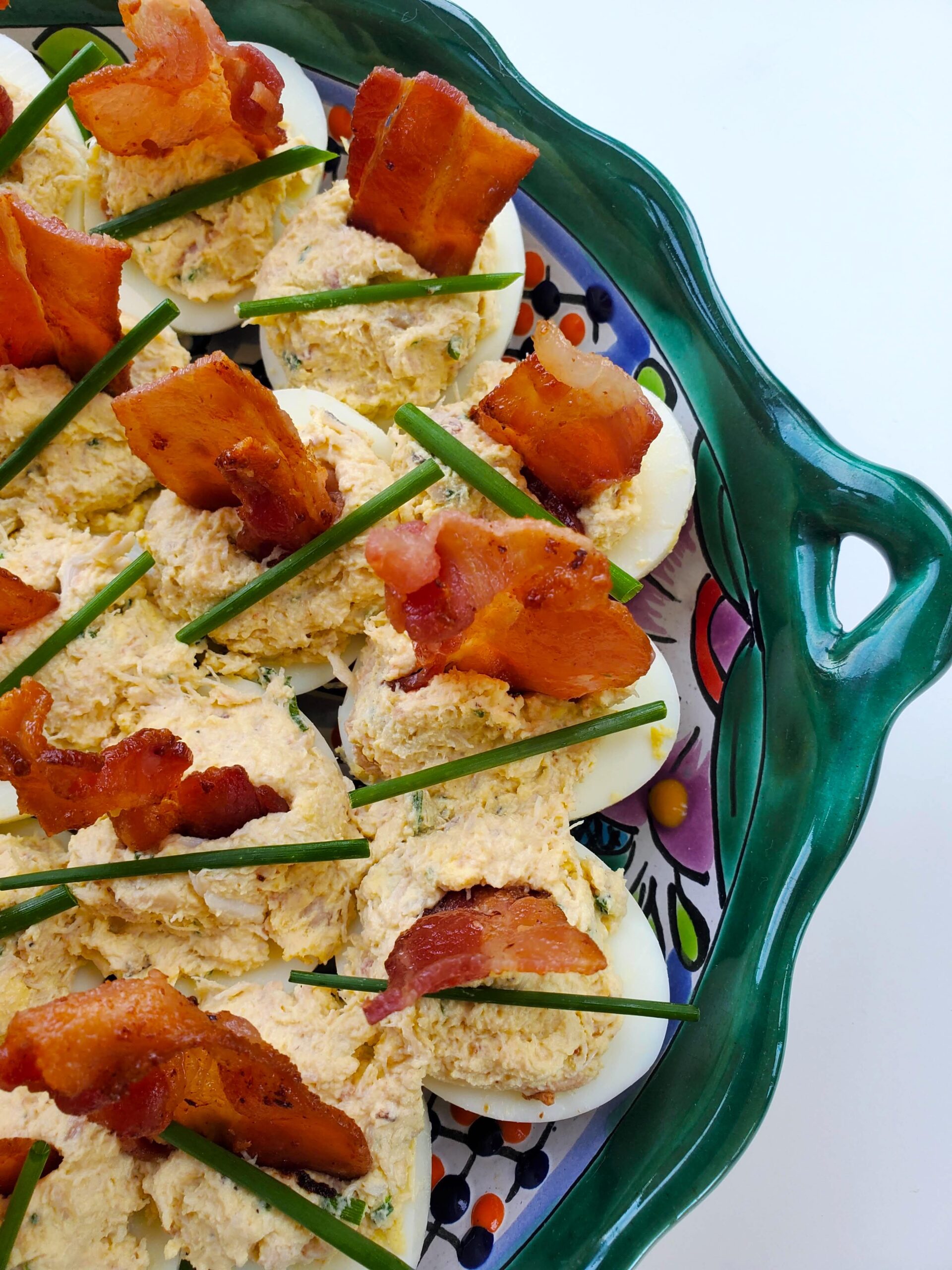 Crab Stuffed Deviled Eggs - Women of Today