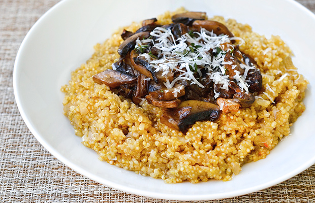 Better for You Quinoa Risotto with Mushrooms - Women of Today