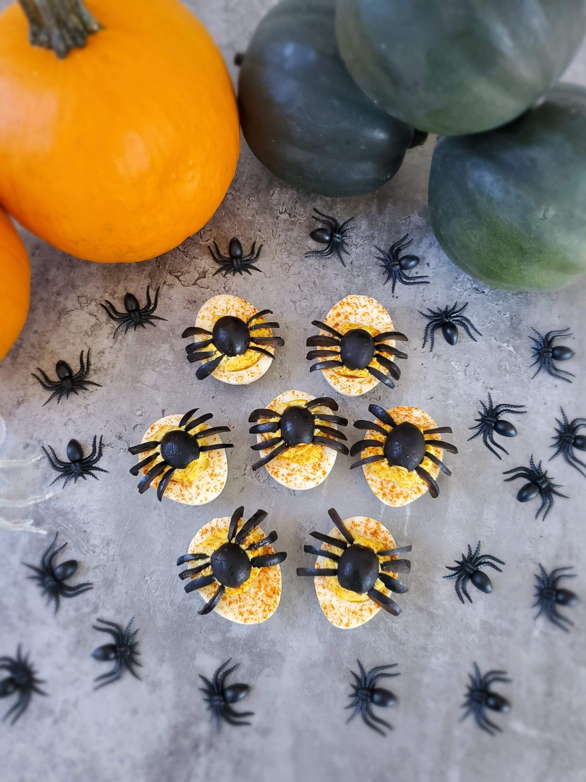 Spider Curry Deviled Eggs - Women of Today