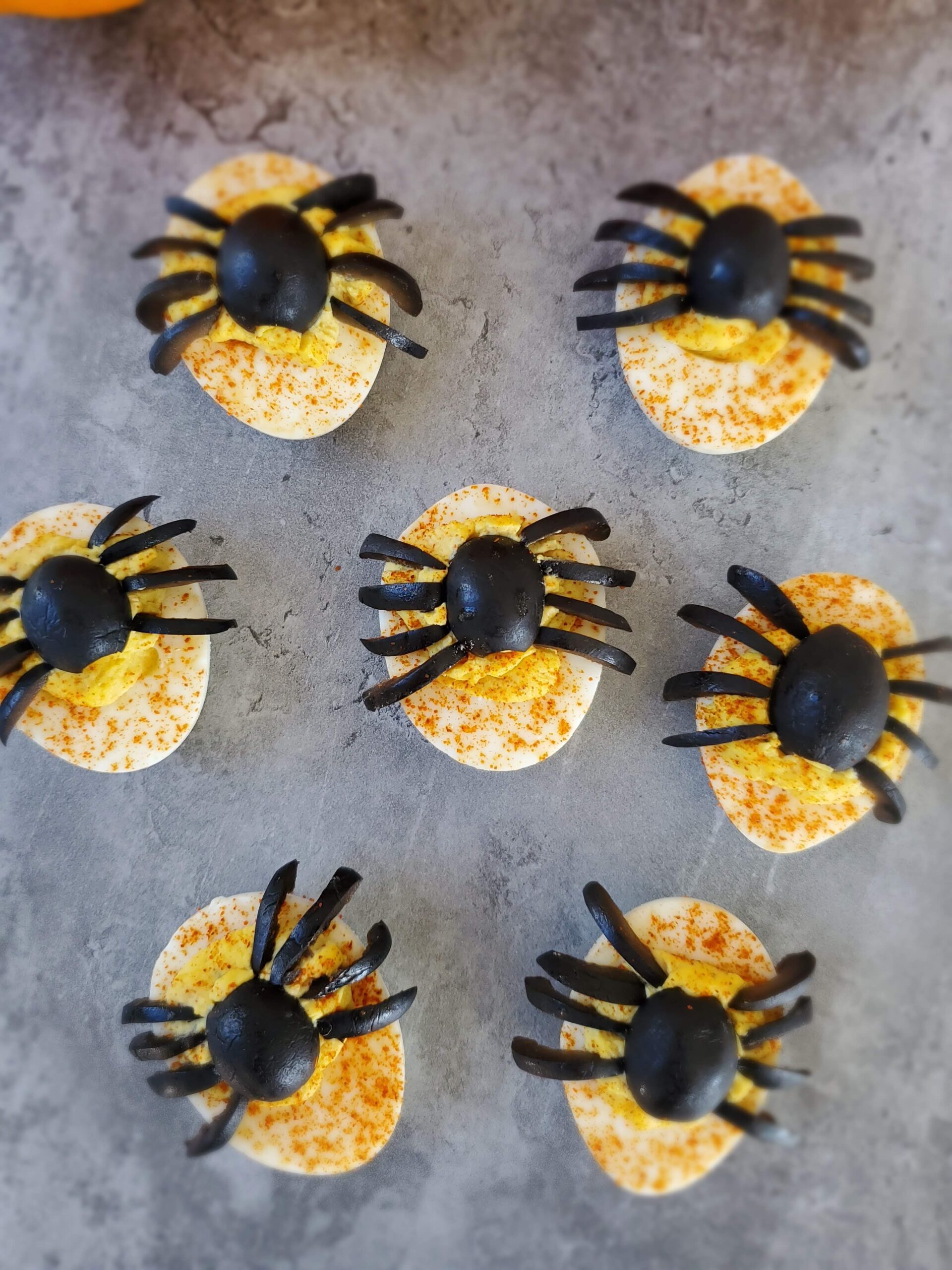 Spider Curry Deviled Eggs - Women of Today