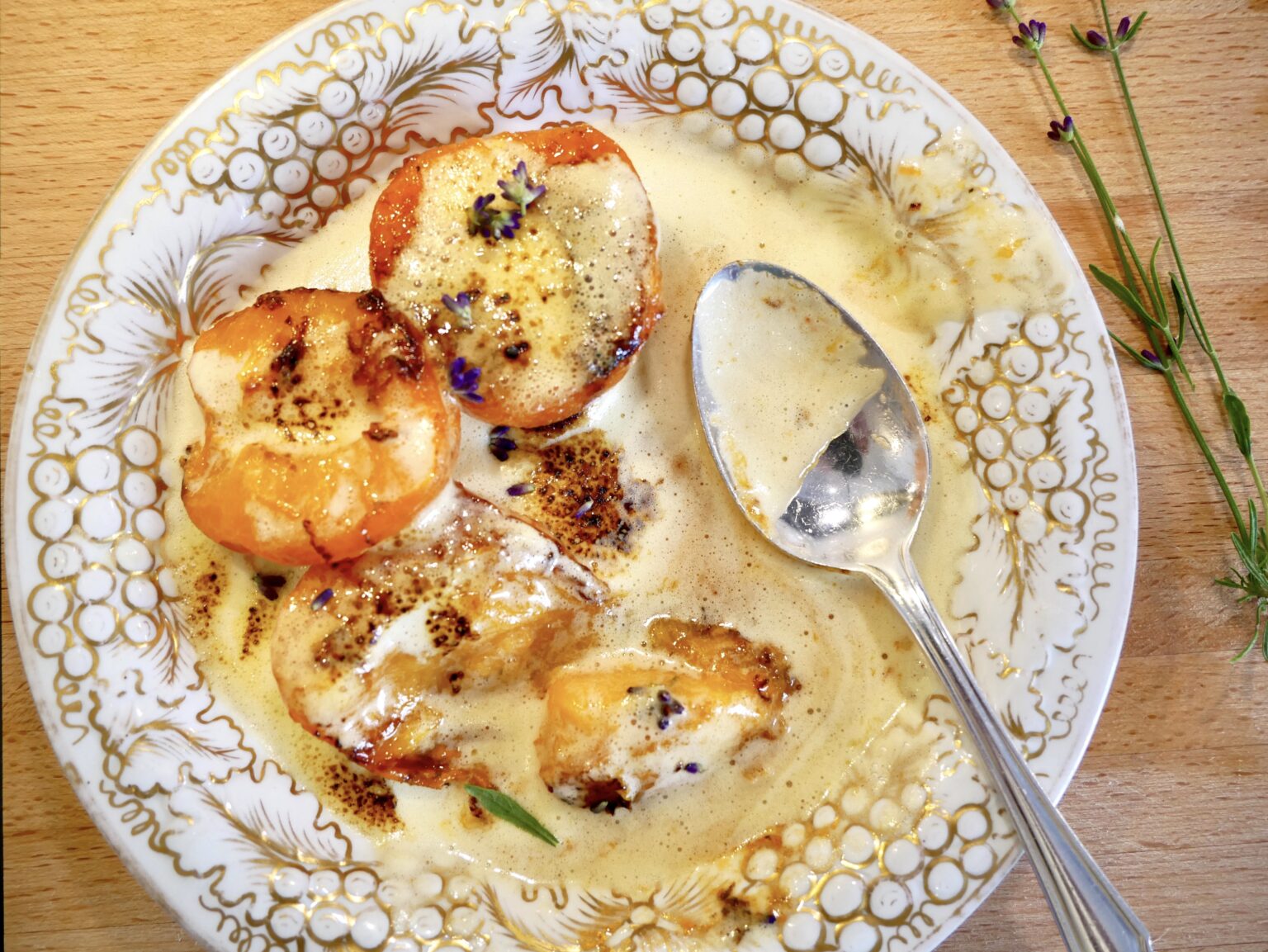 Classic Sabayon with Grilled Apricots - Women of Today