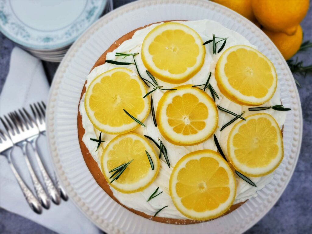Lemon Rosemary Olive Oil Cake - Women of Today