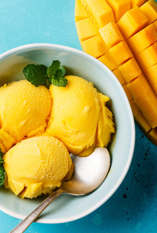 Vegan Mango Ice Cream - Women of Today