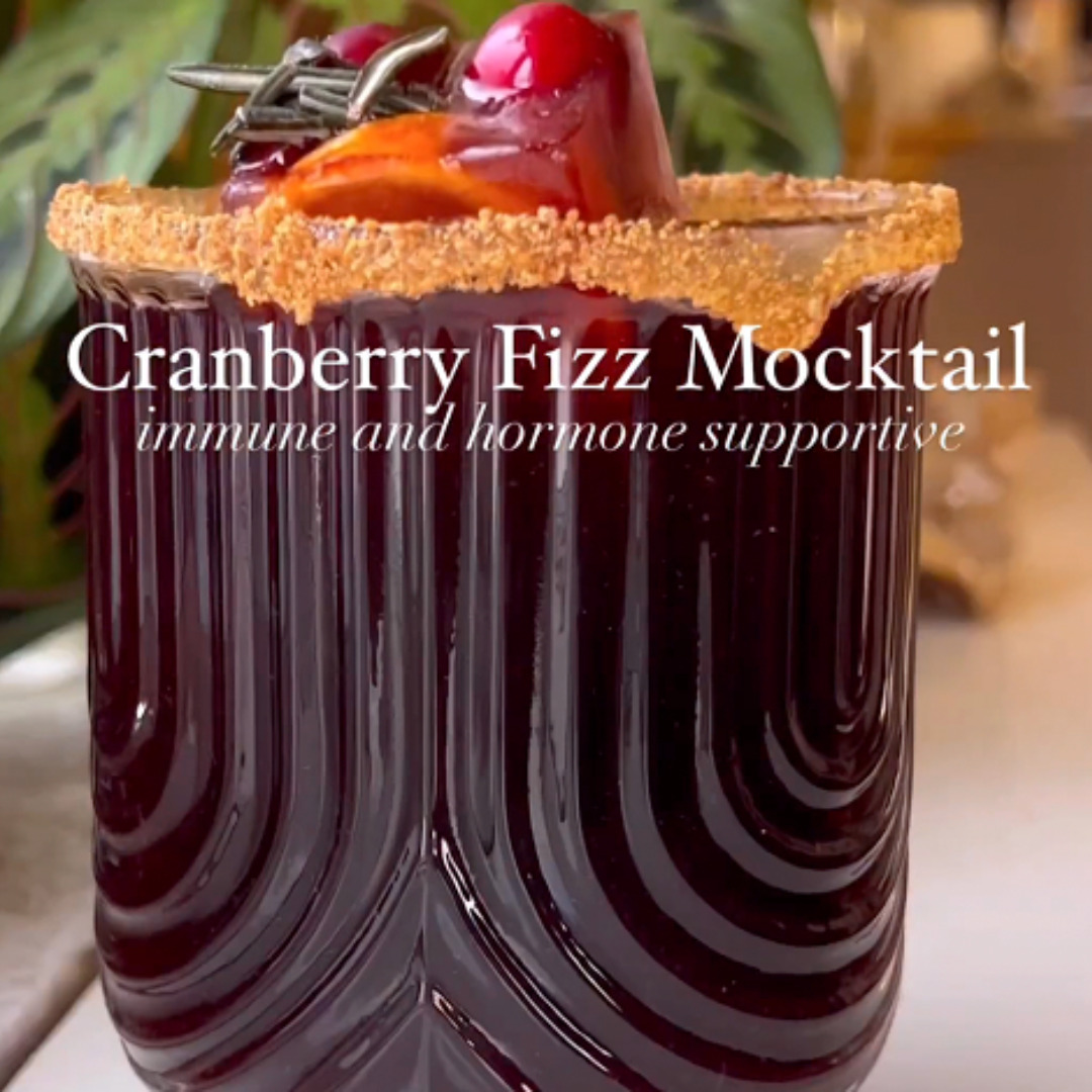 Cranberry Fizz Mocktail - Women of Today