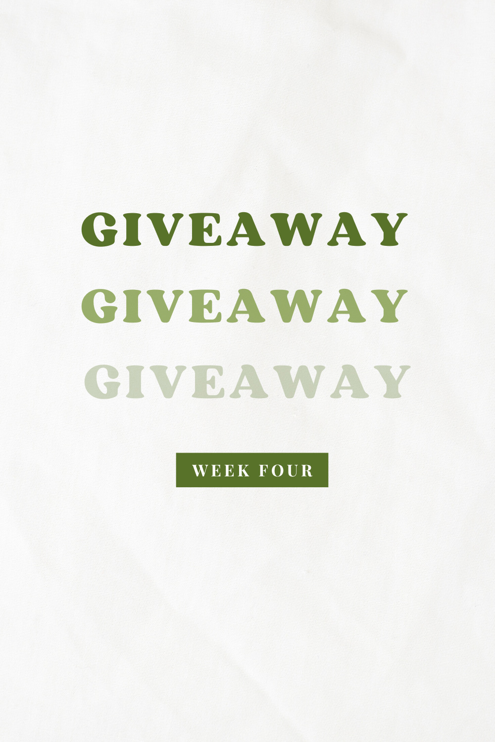 Cash Giveaway Week Four - Women of Today