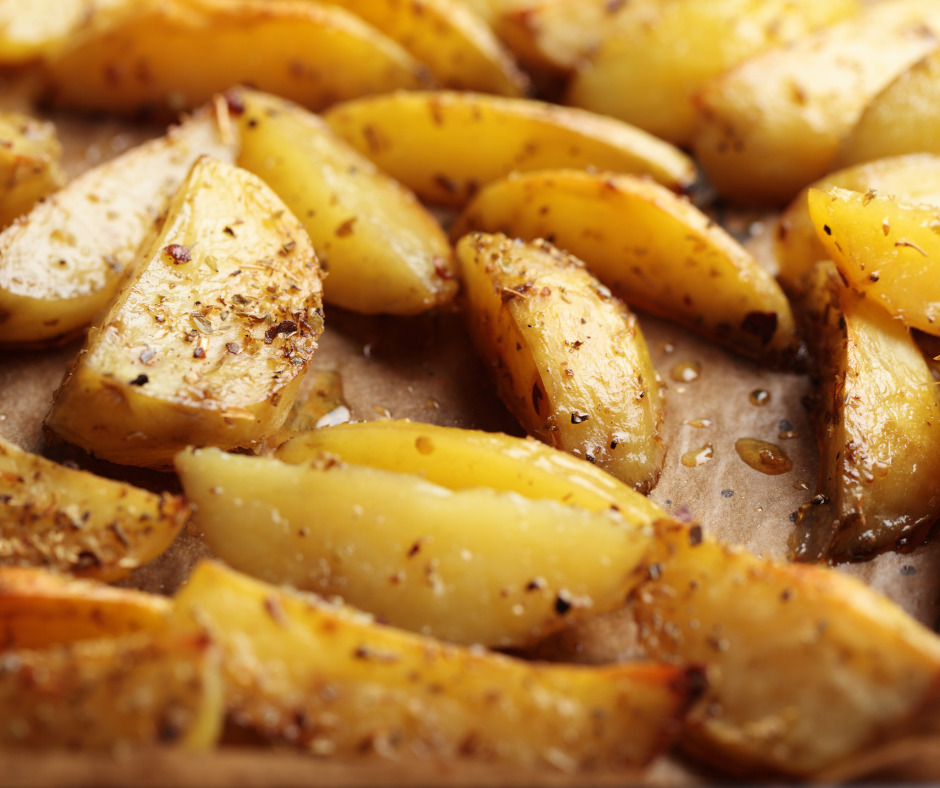 Slow Roasted Greek Lemon Potatoes - Women of Today