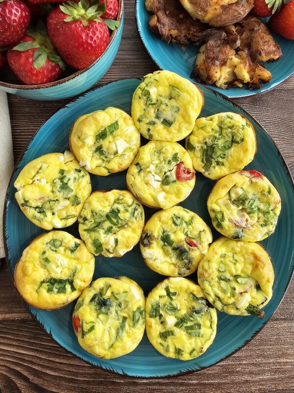 Spinach and Feta Breakfast Bites - Women of Today