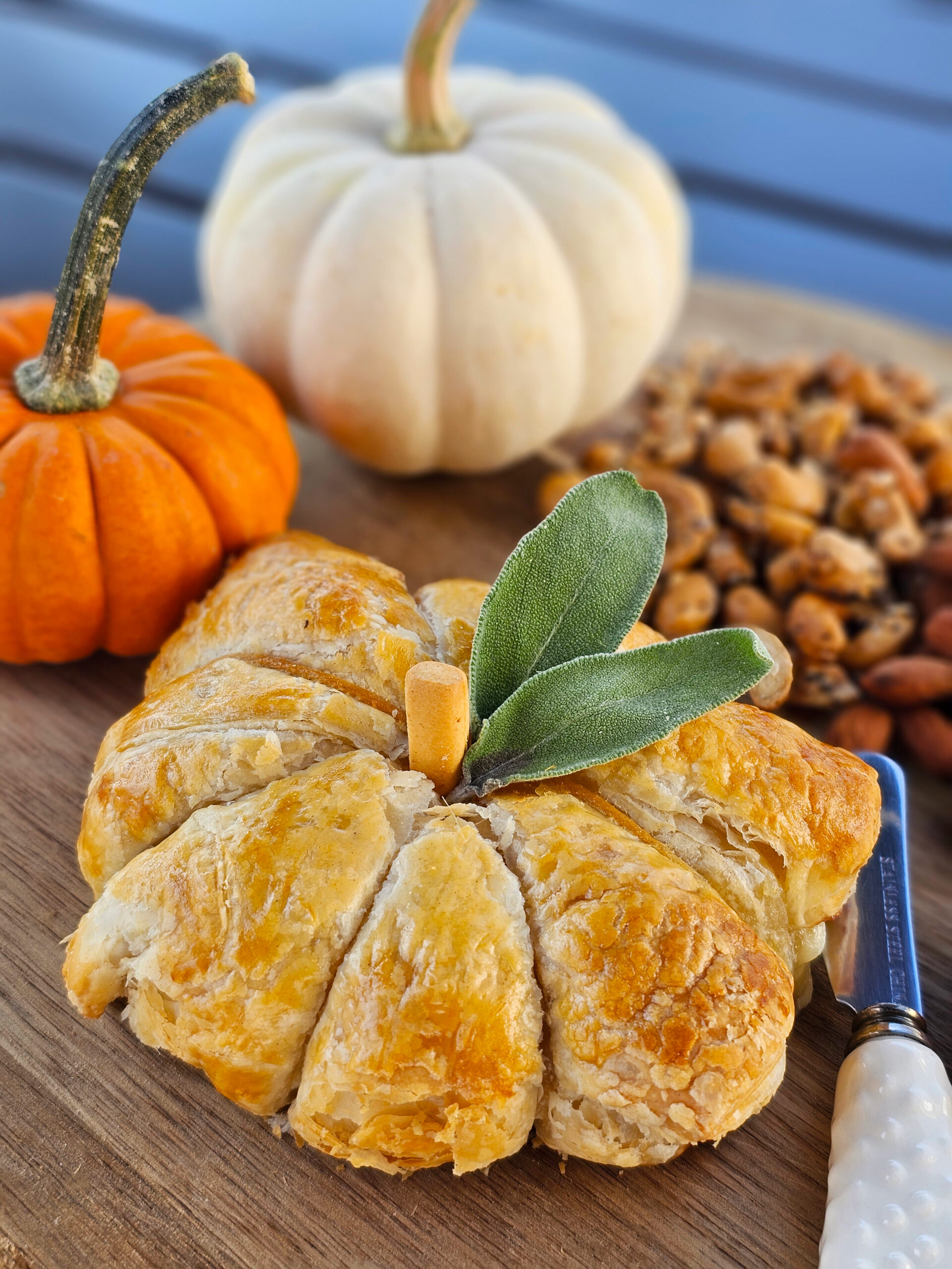 Pumpkin Shaped Baked Brie - Women of Today