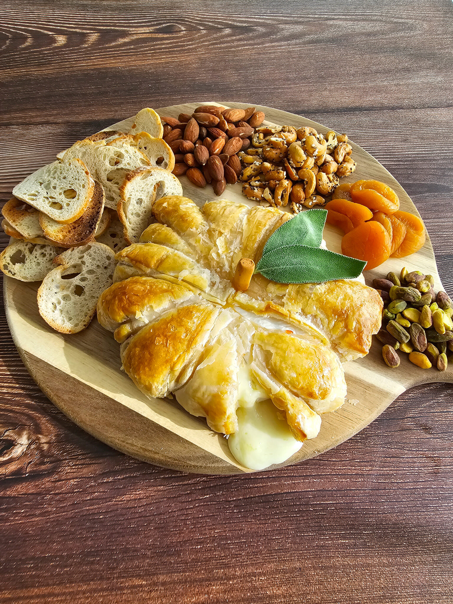 Pumpkin Shaped Baked Brie - Women of Today