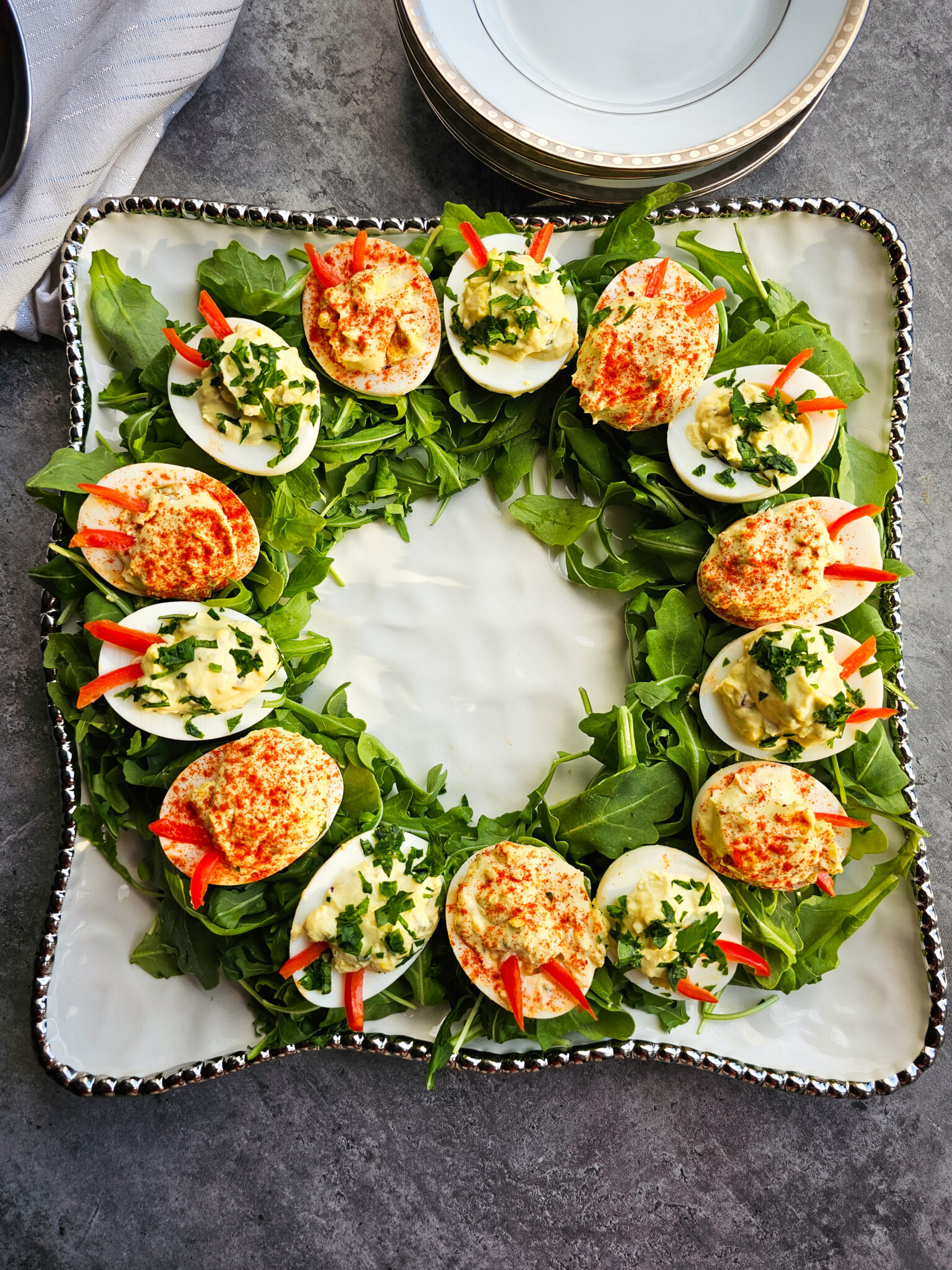 Deviled Egg Wreath - Women of Today