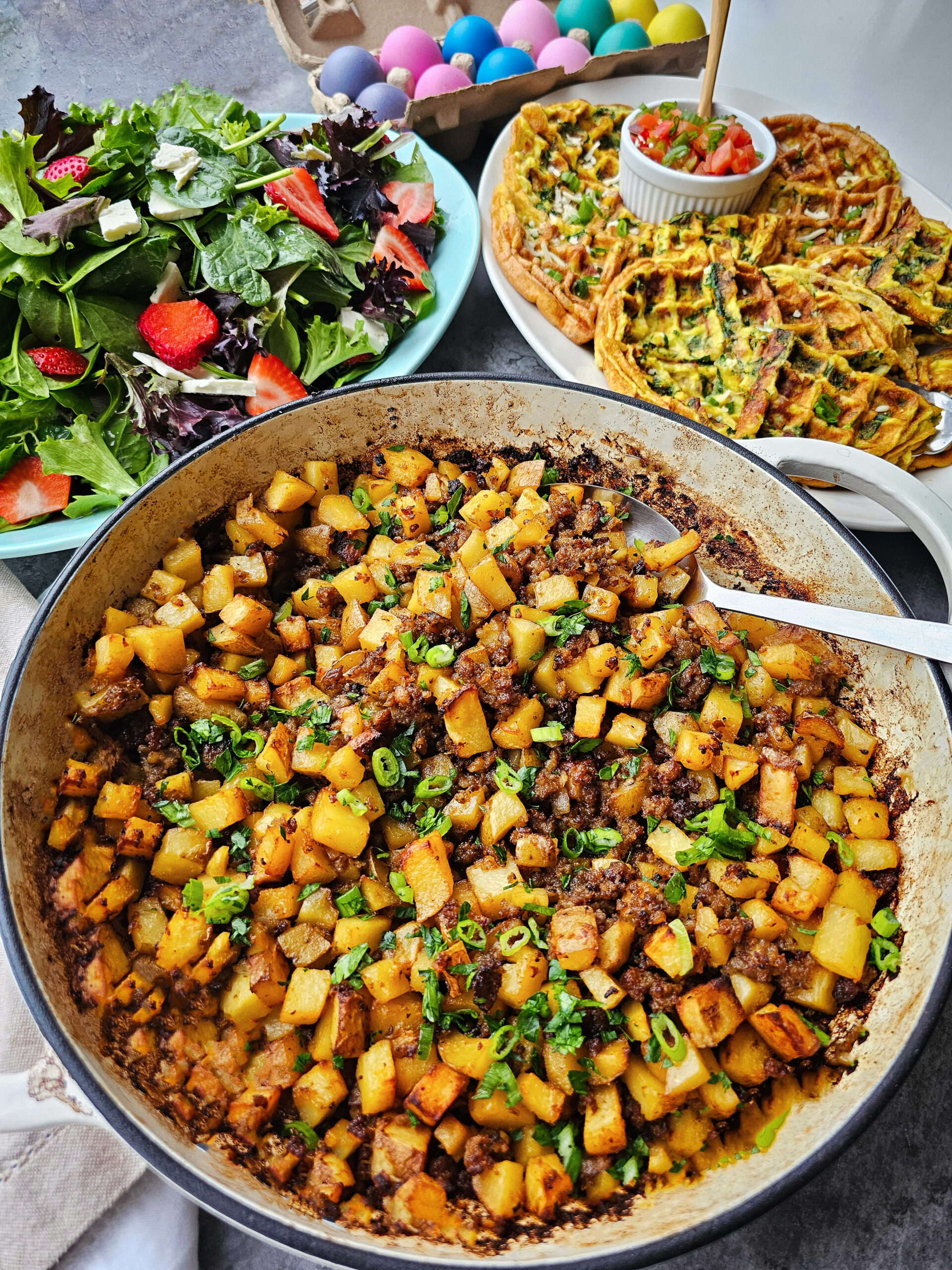 Easy Sausage Breakfast Potatoes - Women of Today