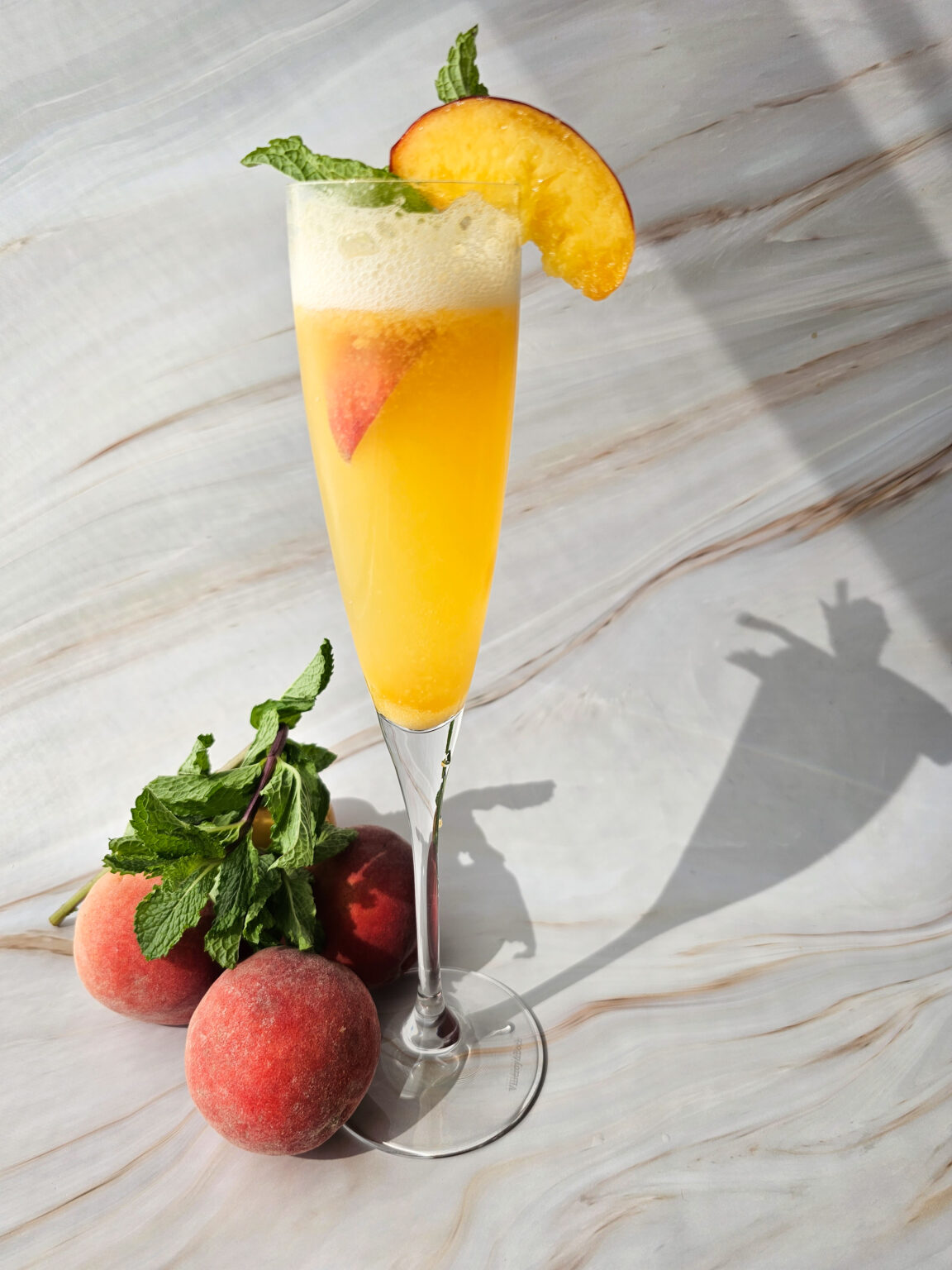 Easy Peach Bellini - Women of Today