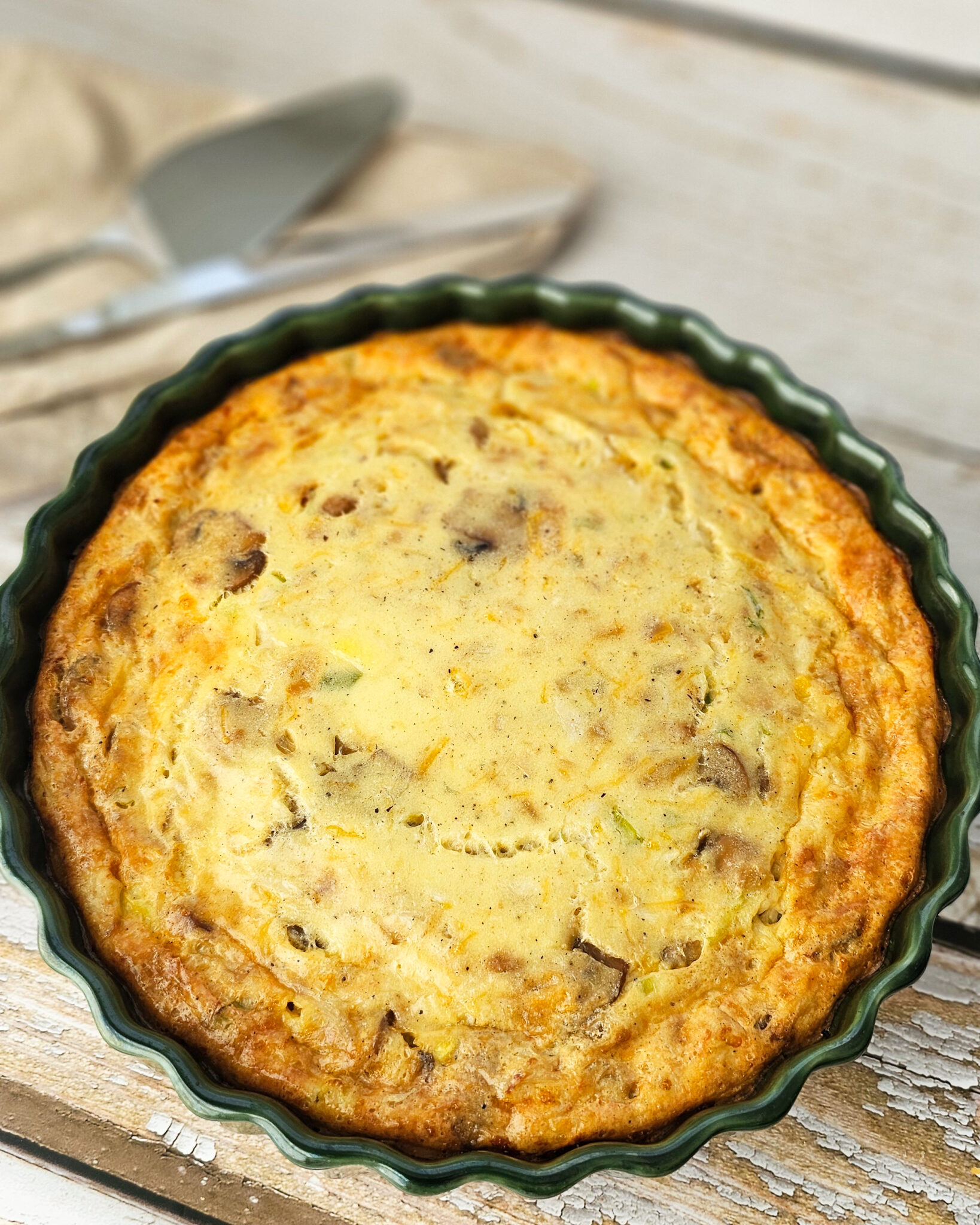 Gluten Free High-Protein Crustless Crab Quiche - Women of Today
