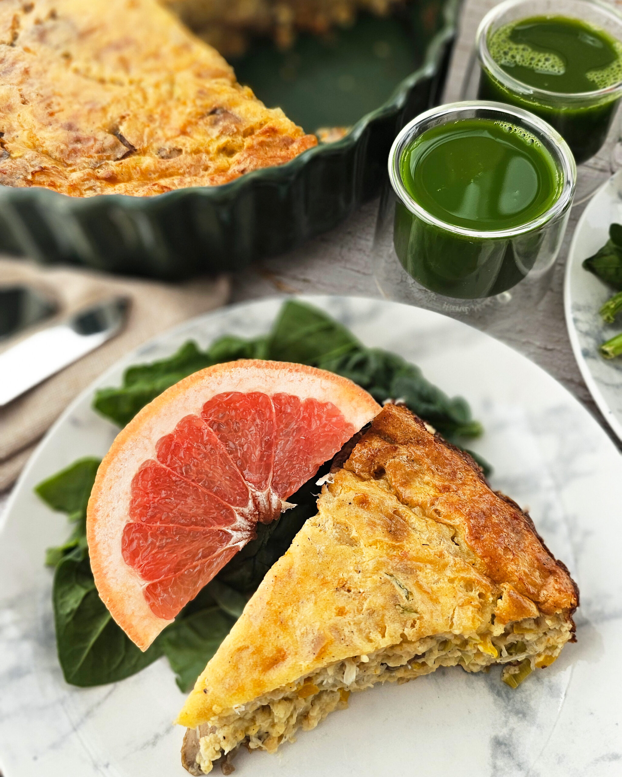 Gluten Free High-Protein Crustless Crab Quiche - Women of Today