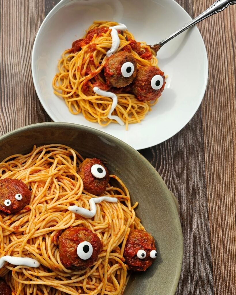 Spooky Eyeball Meatballs - Women of Today